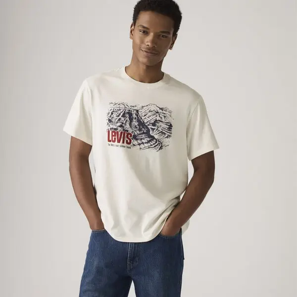 LEVI'S Relaxed Fit Short-sleeve Graphic T-shirt - The West Egret