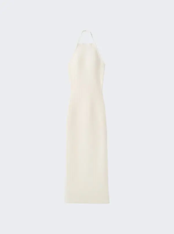Jacquemus Tablier Knit Apron Dress - Off White