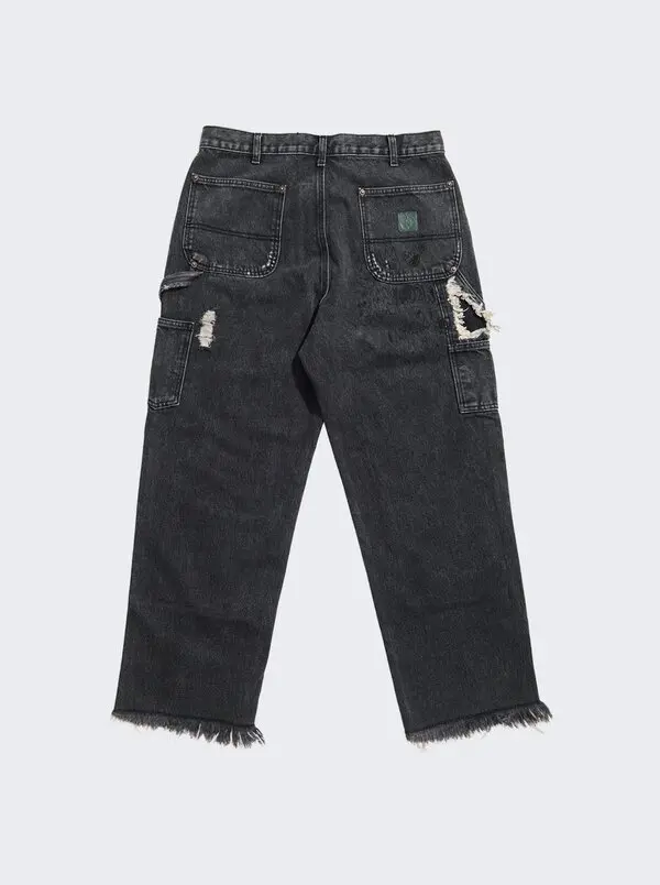 PALY Busted Double Knee Jean - Black