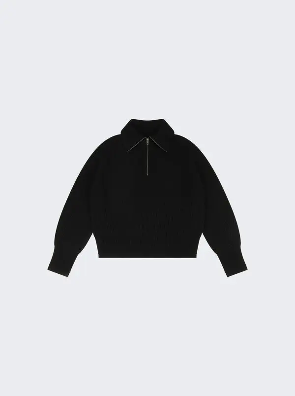 ENTIRE STUDIOS Blimp Quarter Zip - Black
