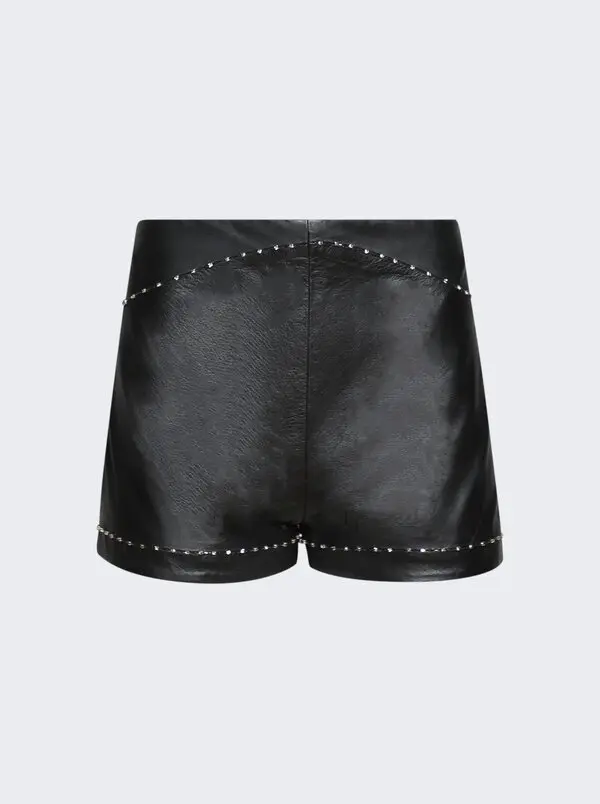 GRACE FAENA The Monarch Leather Short