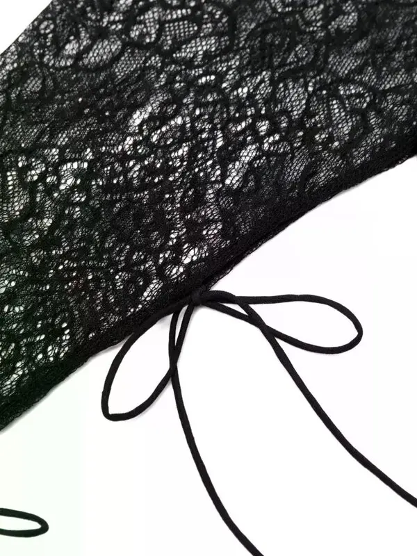 PAULINE DUJANCOURT Lace-tie Stockings