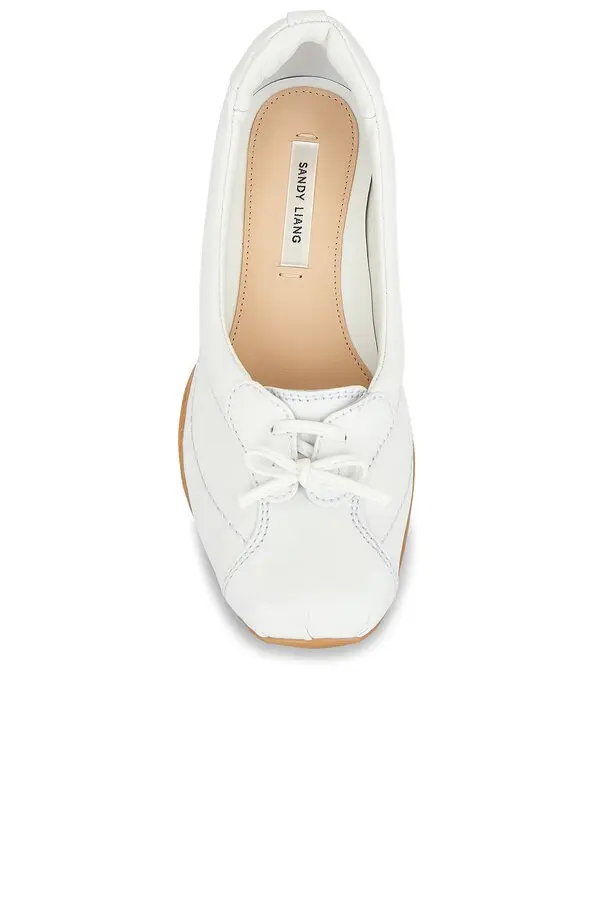 Sandy Liang Ballerina Sneaker - White