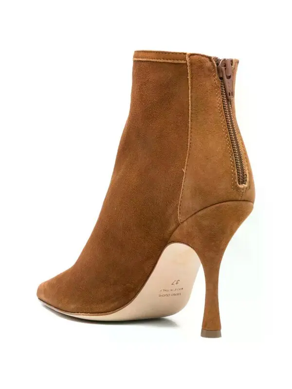 ANNA F. Pointed Zip Boots