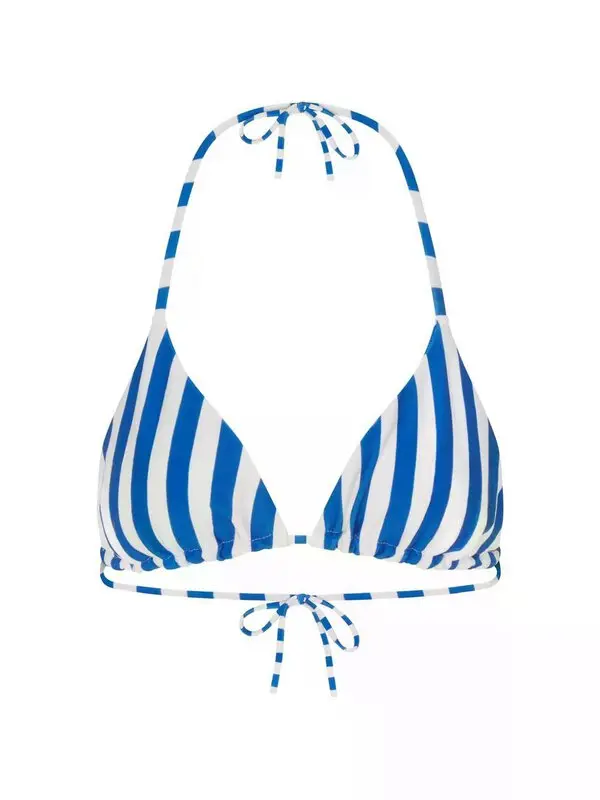 SIMONMILLER Striped Bikini Top - Blue