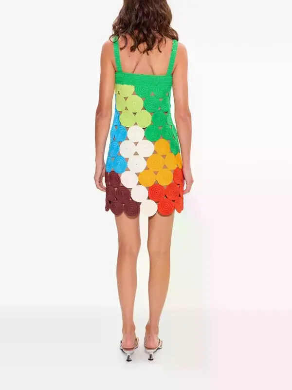SIMONMILLER Beep Beep Openwork Mini Dress
