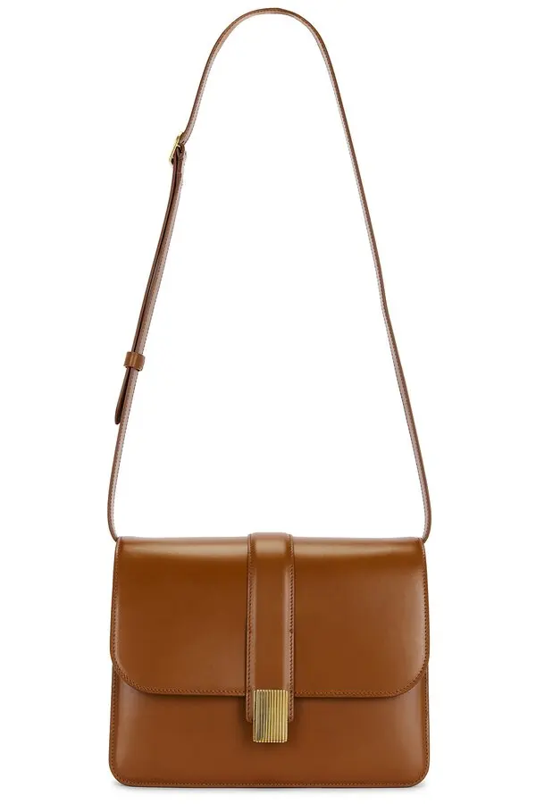 Khaite Blake Crossbody Bag - Dark Honey