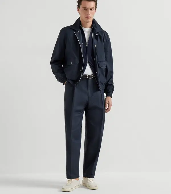 Brunello Cucinelli Cashmere-silk Cardigan - Blue