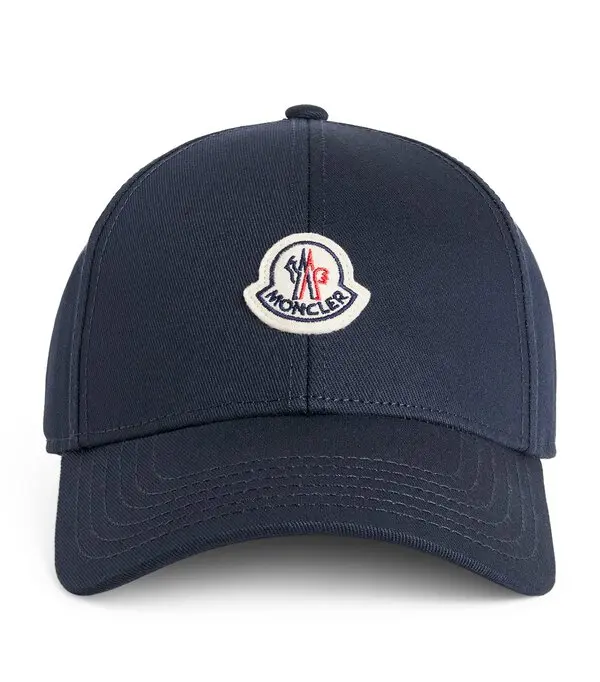 Moncler Logo Baseball Cap - Blue