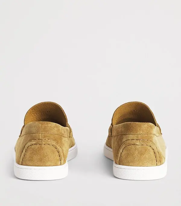 CHRISTIAN LOUBOUTIN Chambeliboat Leather Boat Shoes - Brown