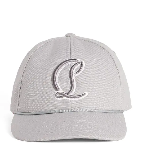 CHRISTIAN LOUBOUTIN Mooncrest Baseball Cap - Purple