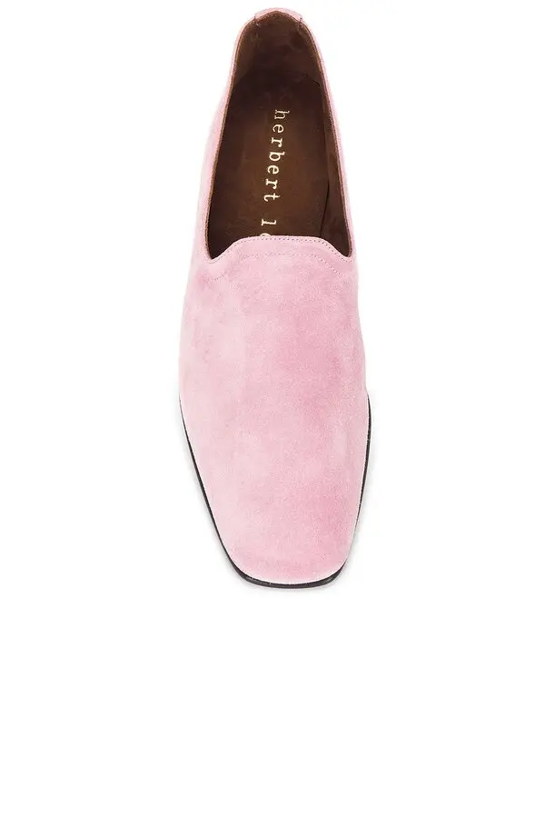 HERBERT LEVINE Suede Loafer - Peony