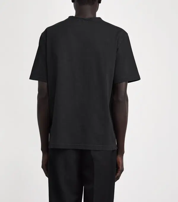 Stone Island Cotton Logo T-shirt - Black