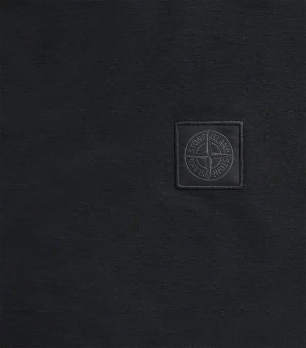 Stone Island Cotton Logo T-shirt - Black