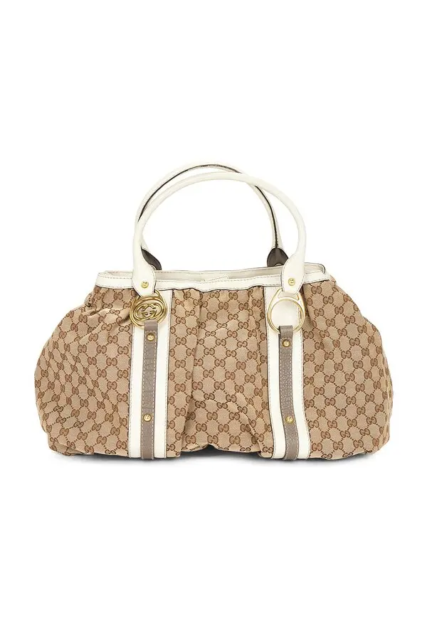 Gucci Interlocking G Icon Tote Bag - Beige