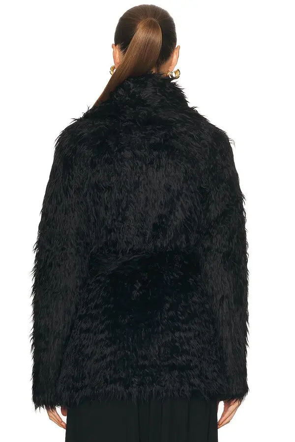 Balenciaga Furry Wrap Jacket
