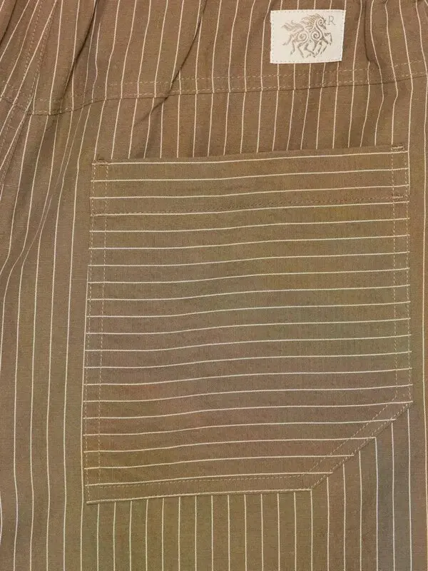 RANRA Striped Pocket Shorts