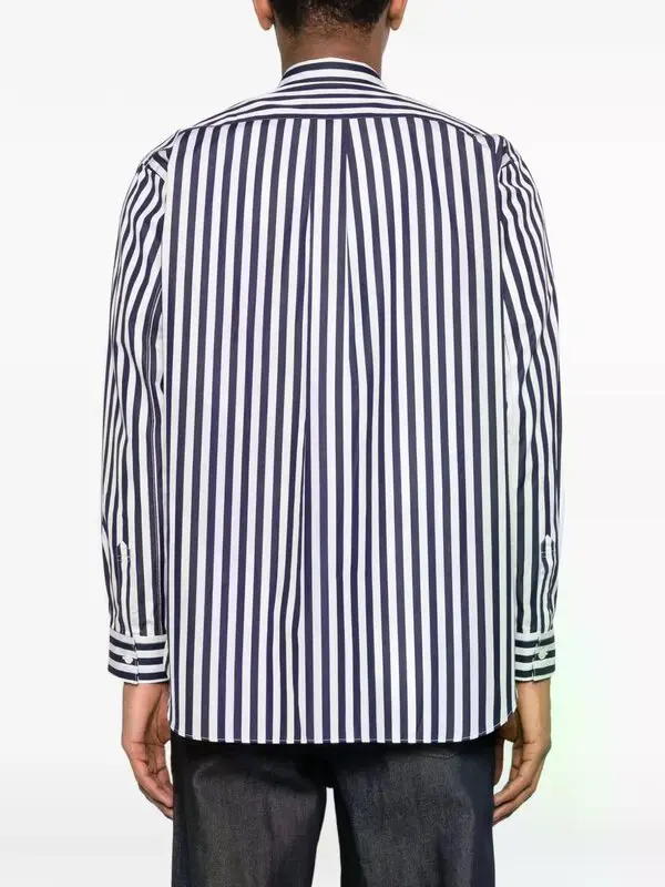 Comme Des Garçons Striped Shirt With Pocket