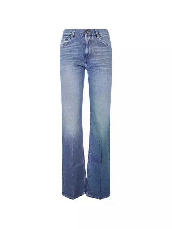 HAIKURE Flora Flare Jeans - Blue
