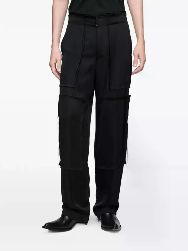 MAISON MARGIELA Raw Seam Wide-leg Trousers