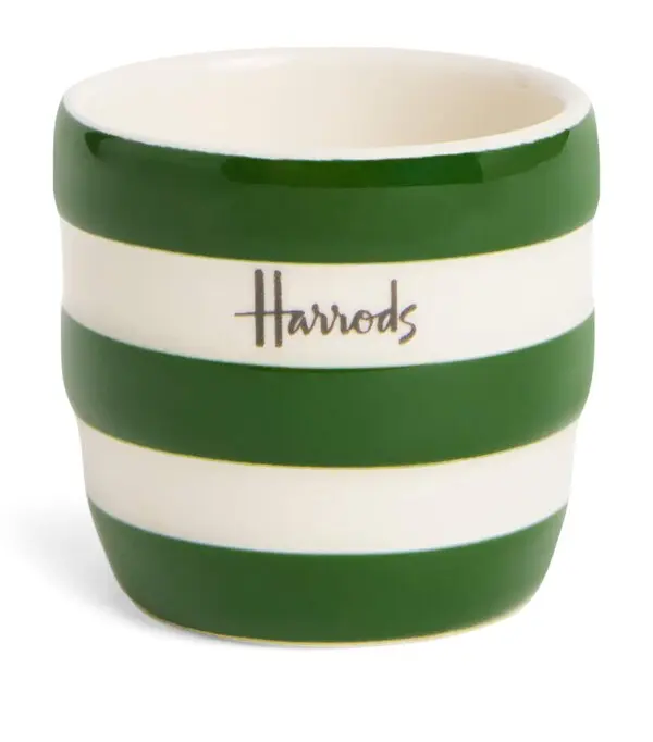 Harrods Cornish Stripe Egg Cup - Green