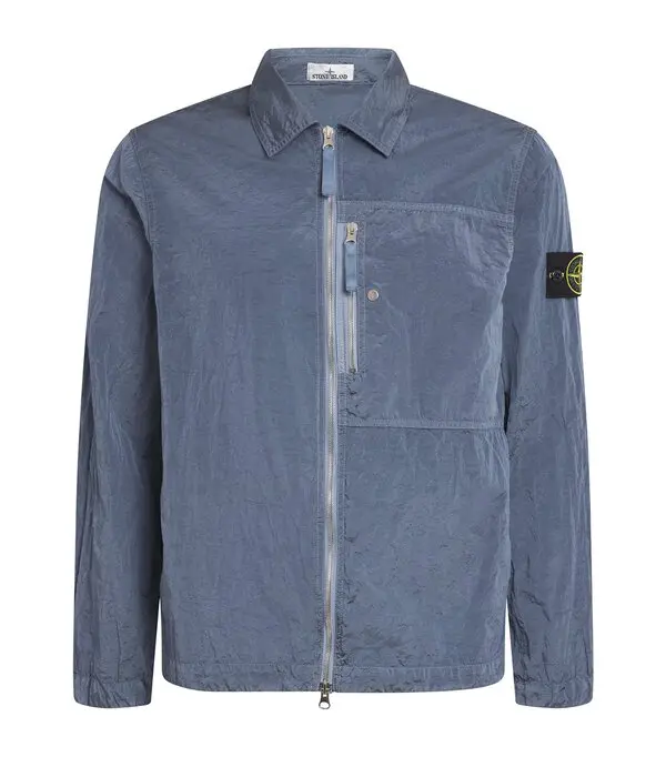 Stone Island Nylon Zip-up Overshirt