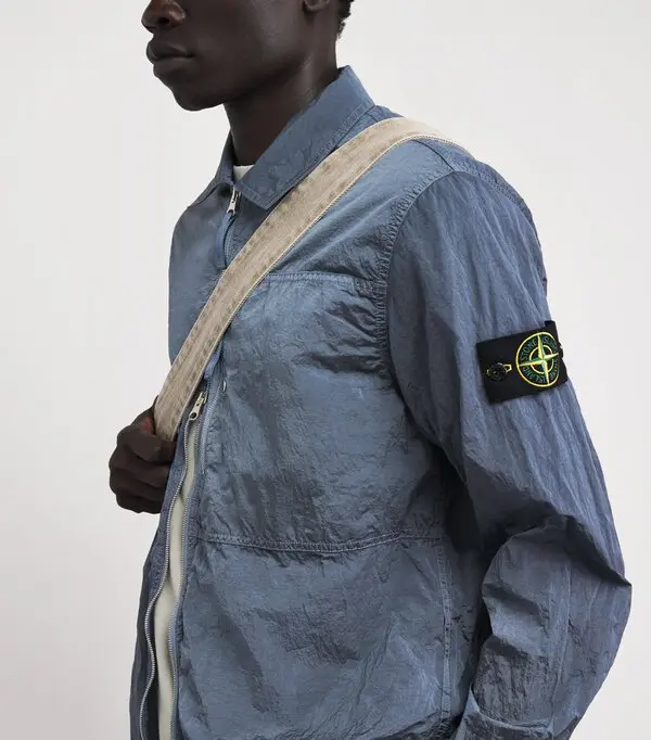 Stone Island Nylon Zip-up Overshirt