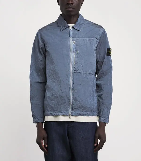Stone Island Nylon Zip-up Overshirt