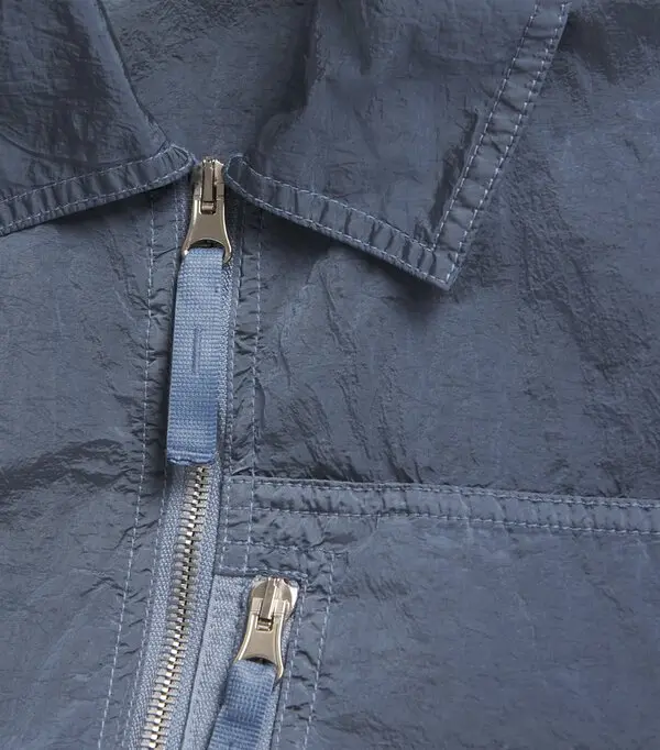 Stone Island Nylon Zip-up Overshirt