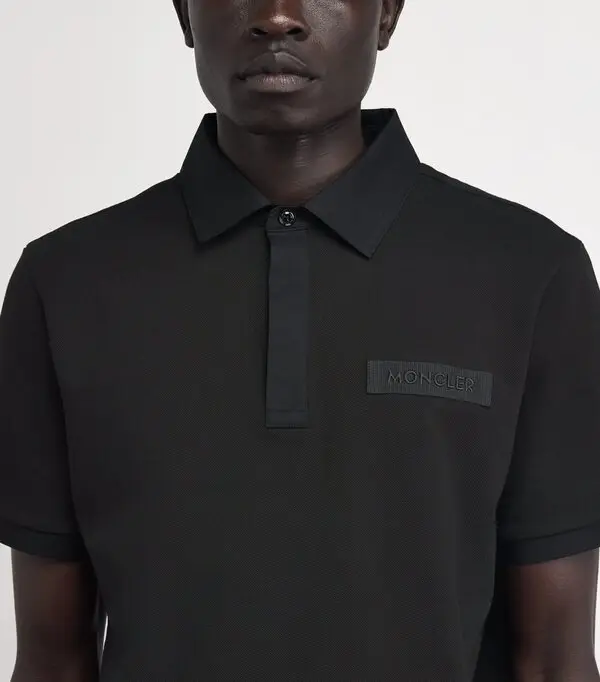 Moncler Piqué Cotton Logo Shirt