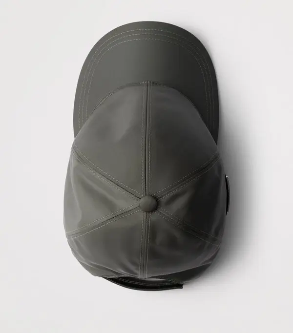 Prada Re-nylon Baseball Cap - Green