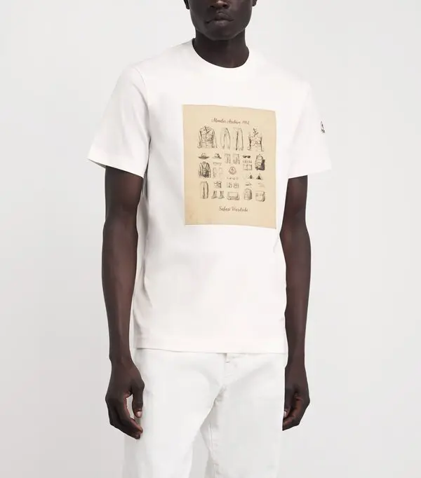 Moncler Cotton Safari Print T-shirt