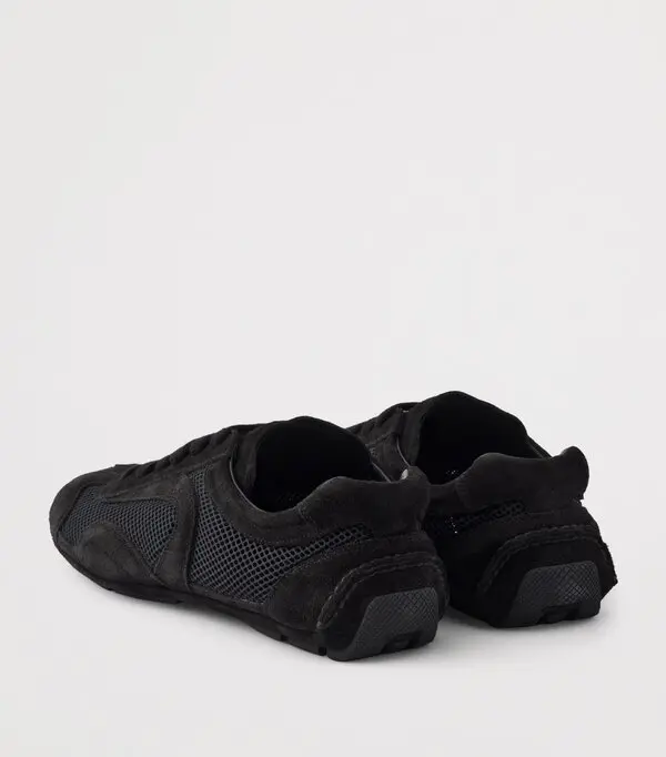 Prada Suede Montecarlo Re-edition 2005 Sneakers - Black
