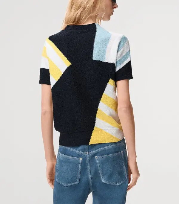 Loewe Geometric Short-sleeve Sweater