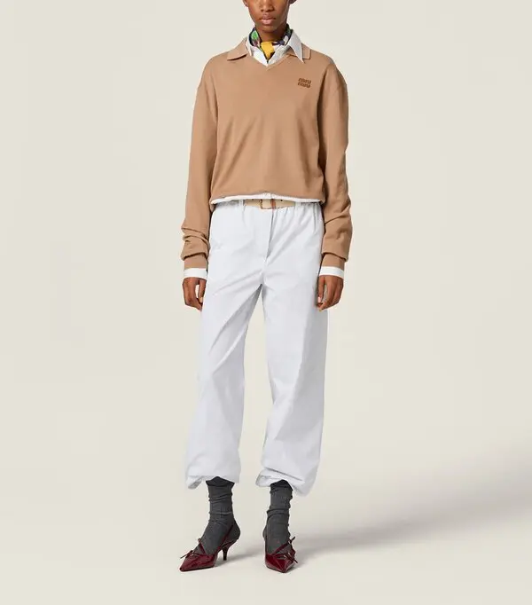 Miu Miu Cashmere Polo Sweater
