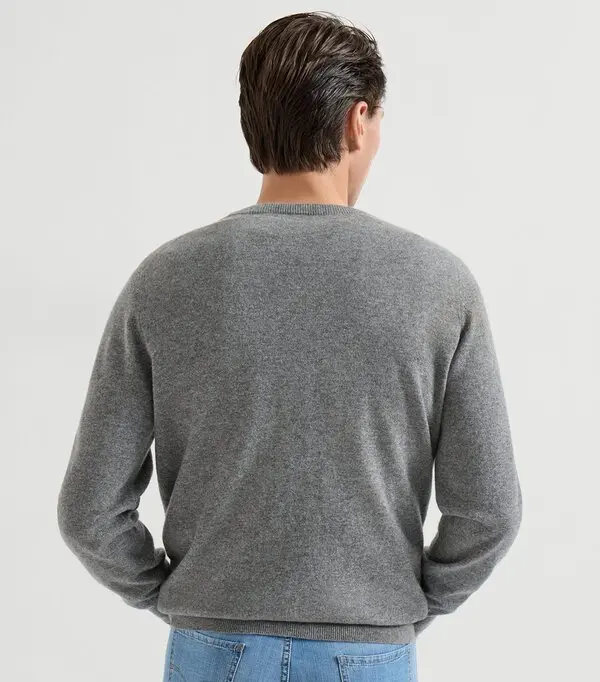 Brunello Cucinelli Cashmere Crew Neck Sweater - Grey