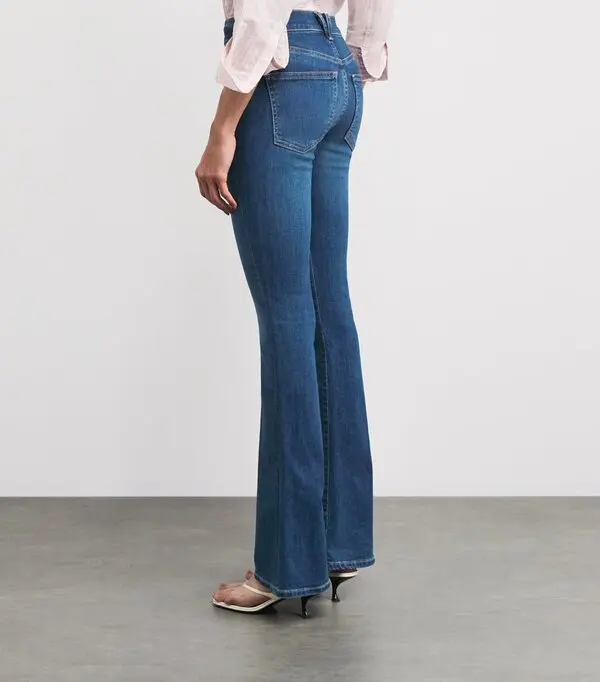 Veronica Beard Beverly High-rise Flare Jeans