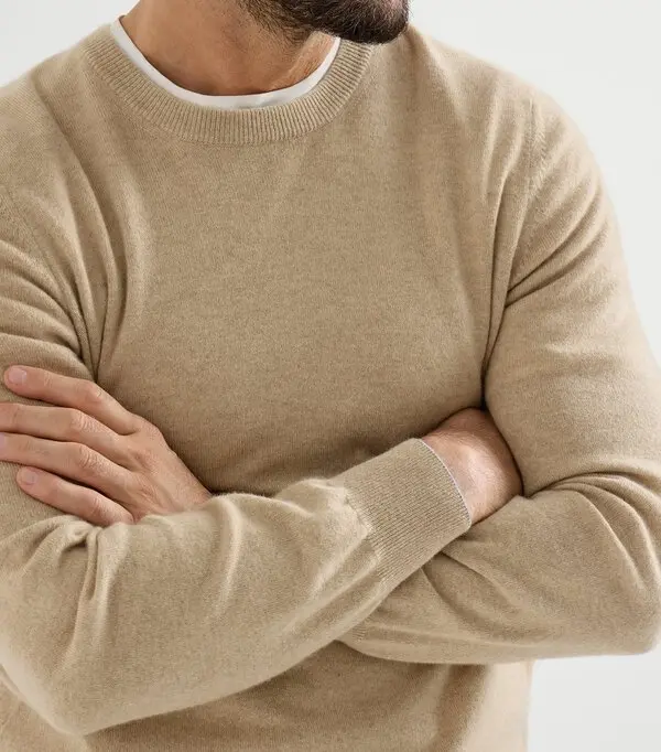 Brunello Cucinelli Cashmere Crew-neck Sweater - Brown