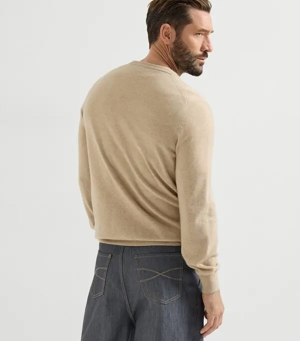 Brunello Cucinelli Cashmere Crew-neck Sweater - Brown