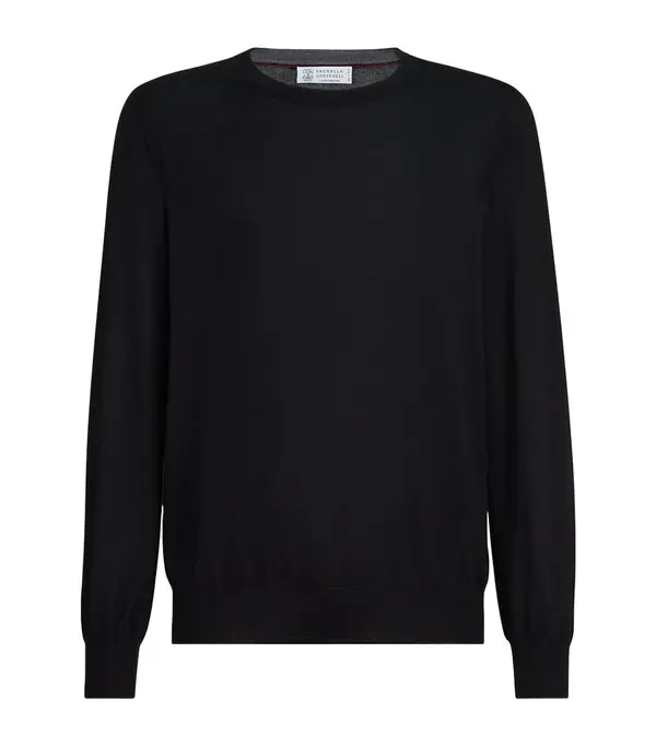 Brunello Cucinelli Cashmere-silk Crew-neck Sweater