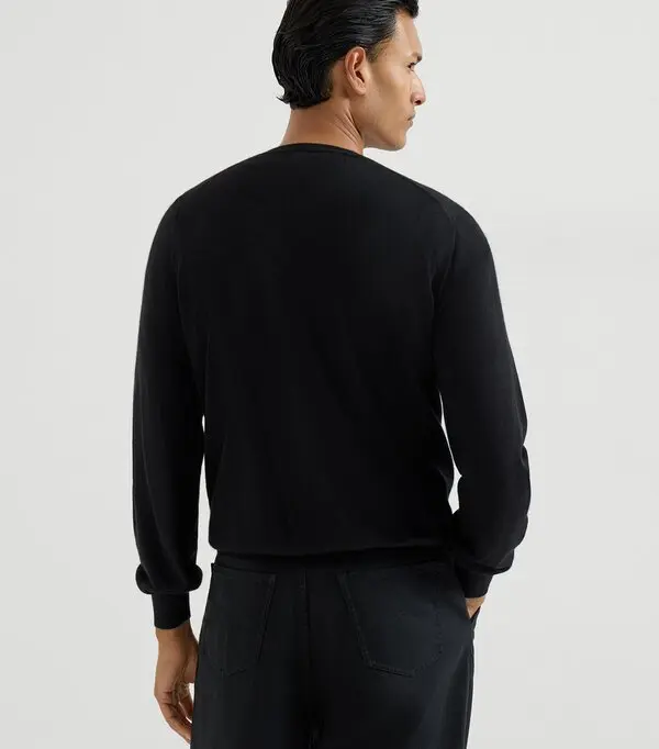 Brunello Cucinelli Cashmere-silk Crew-neck Sweater