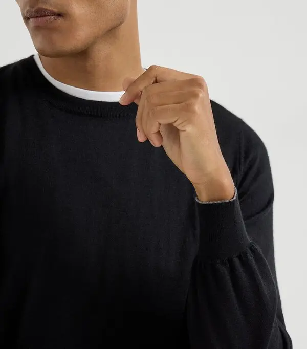 Brunello Cucinelli Cashmere-silk Crew-neck Sweater