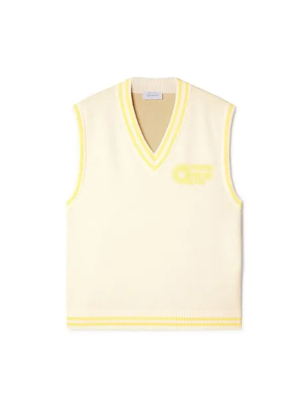 Off-White Golf Vest - White