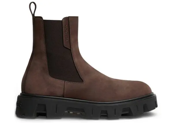 Moncler Peak City Chelsea Boot Nubuck - Brown