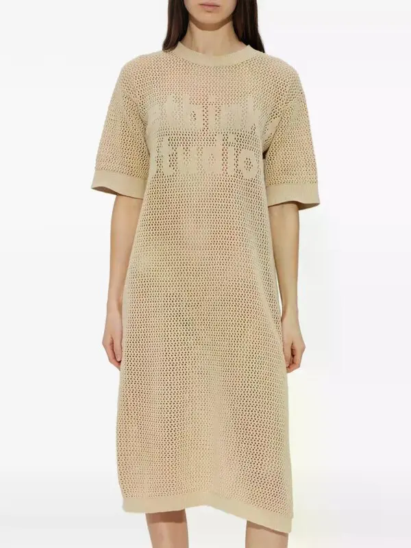RETHINKIT STUDIOS Logo-detail Midi Dress
