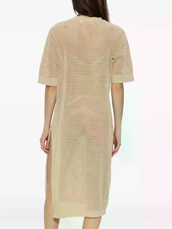 RETHINKIT STUDIOS Logo-detail Midi Dress