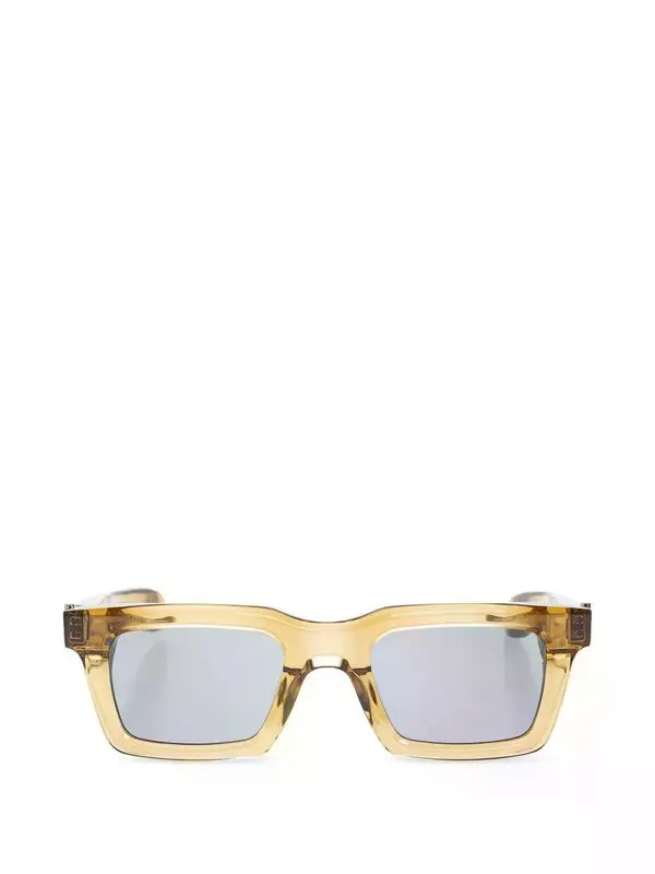 Alexander McQueen Rectangle-frame Sunglasses - Brown