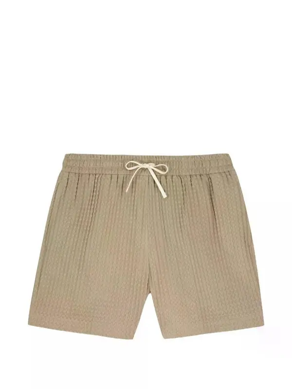 Maison Labiche Waffle-texture Deck Shorts