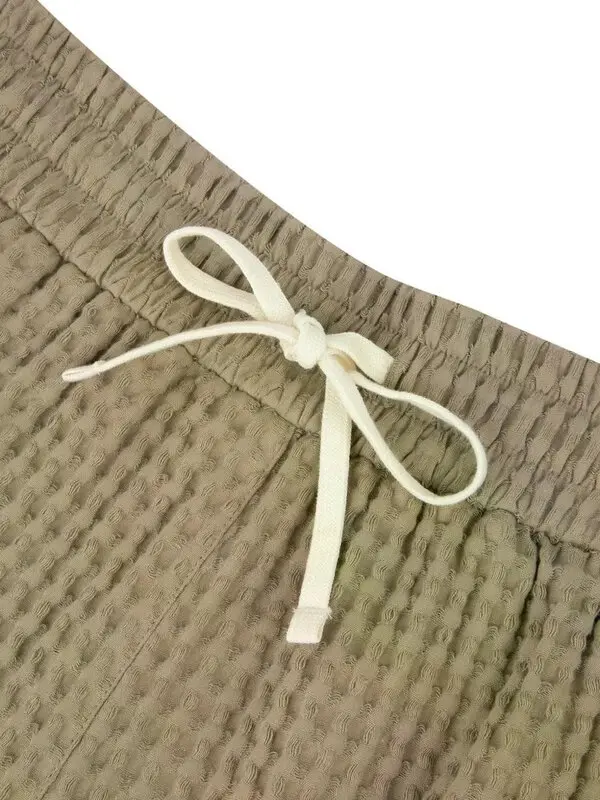 Maison Labiche Waffle-texture Deck Shorts