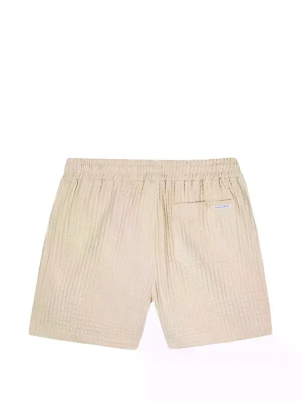 Maison Labiche Waffle-knit Drawstring Shorts